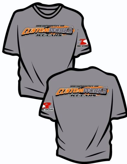 CUSTOM WORKS GRAY T-SHIRT (3X) – Custom Works RC
