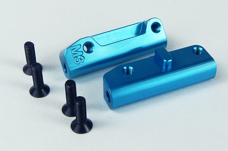 REAR SUSPENSION MOUNTS 3MM THREADS (pr) – Custom Works RC
